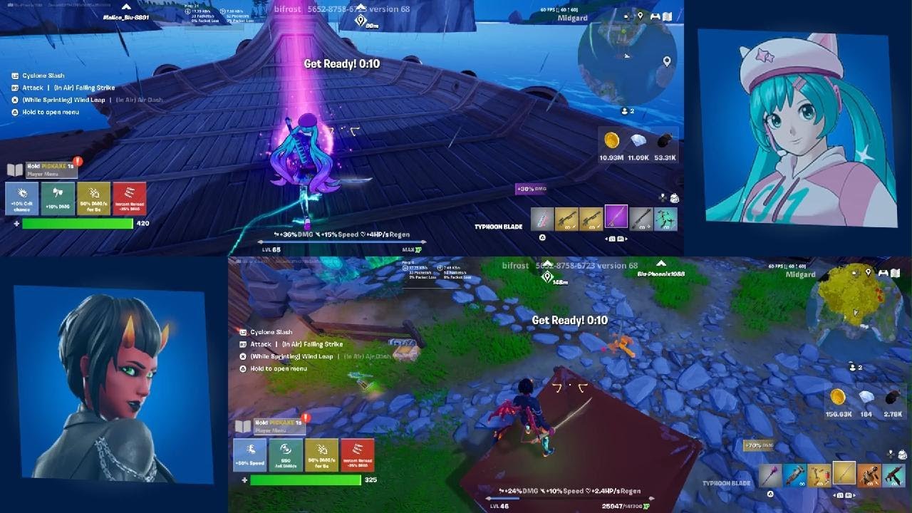 Fortnite Creative Valhalla Boss Fight 2 Serpent Speedrun Damage buff ...