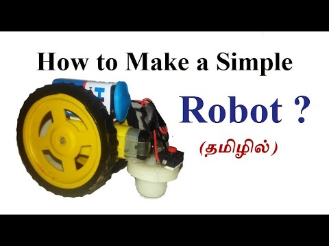 How to make a simple ROBOT | DIY ROBOT In தமிழ் - YouTube