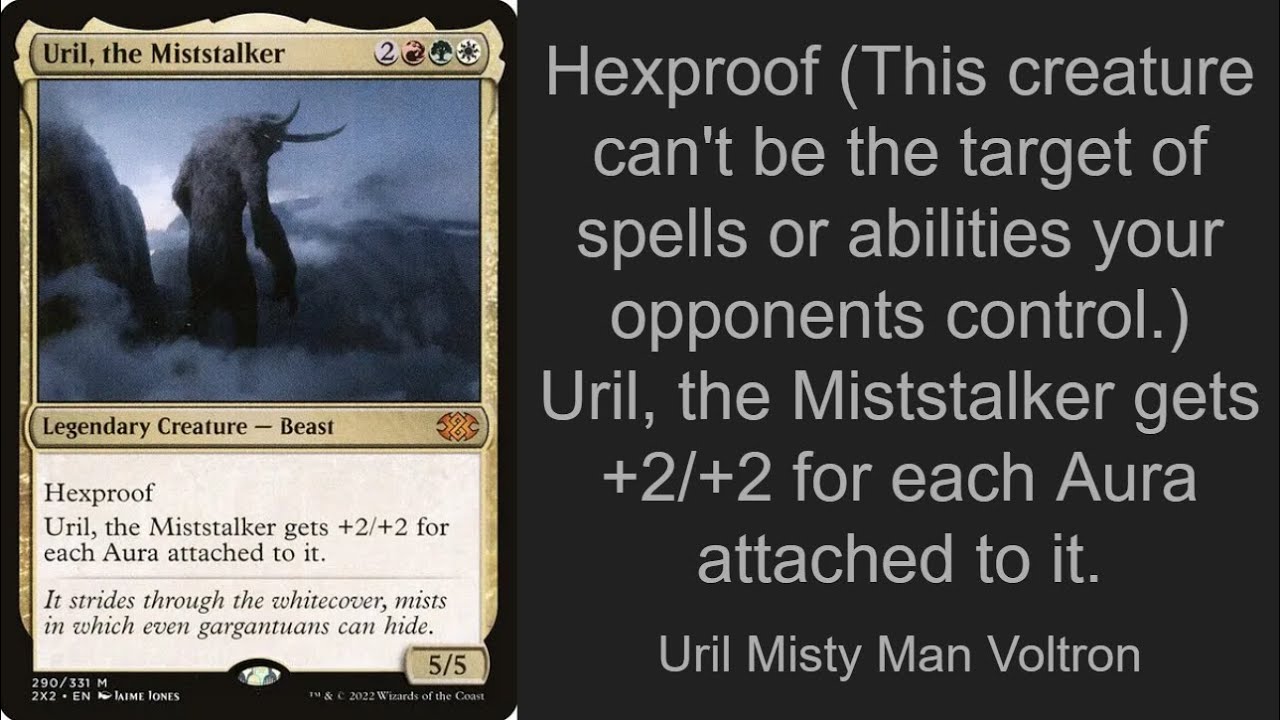 Dech Tech: Uril, The Miststalker Voltron EDH Commander - YouTube