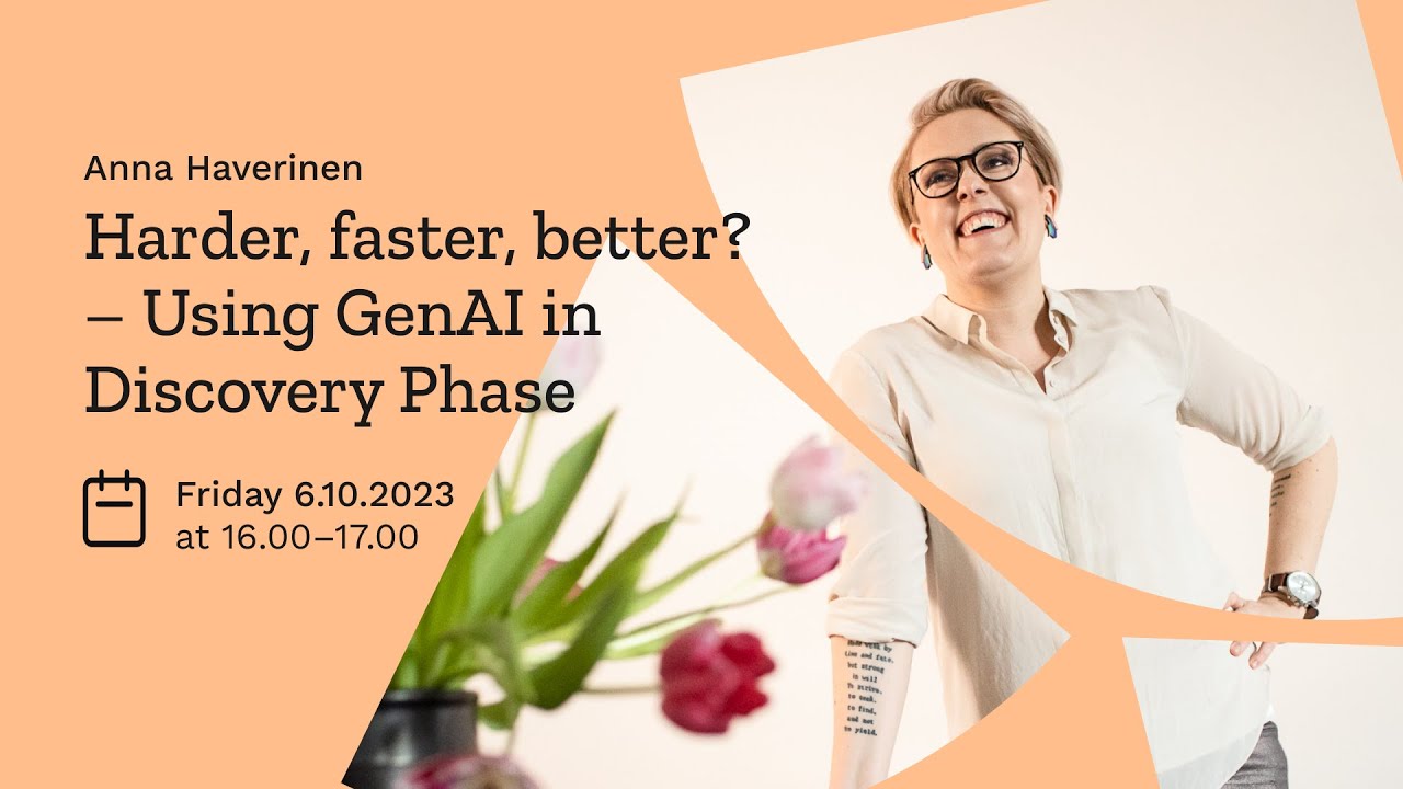 Harder, faster, better? – Using GenAI in Discovery Phase - YouTube