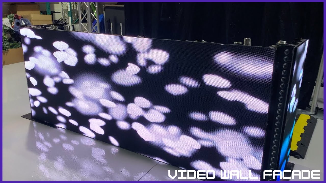 LED Video Wall DJ Facade - YouTube
