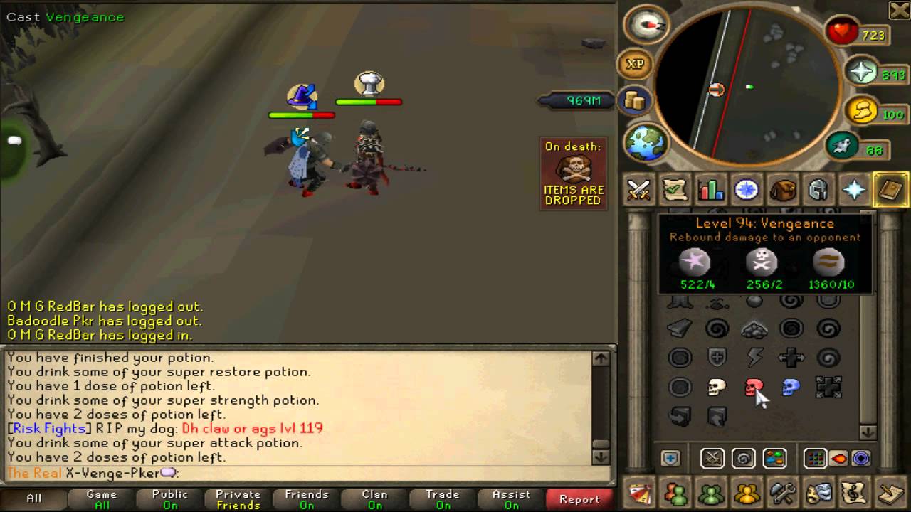 Runescape - PK Vid #12 1500M+ Loot | AGS| Claws| DH - X-Venge-Pker ...