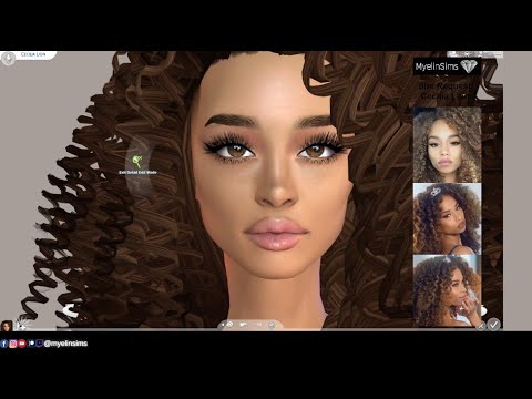 🌸The Sims 4 | Create A Sim - Cecilia Lion