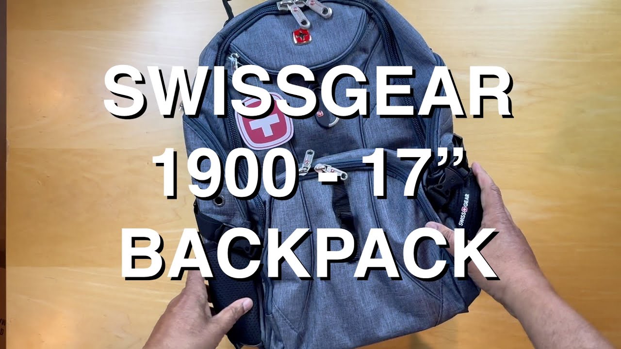 SwissGear 1900 Backpack Unboxing: First Impressions - YouTube
