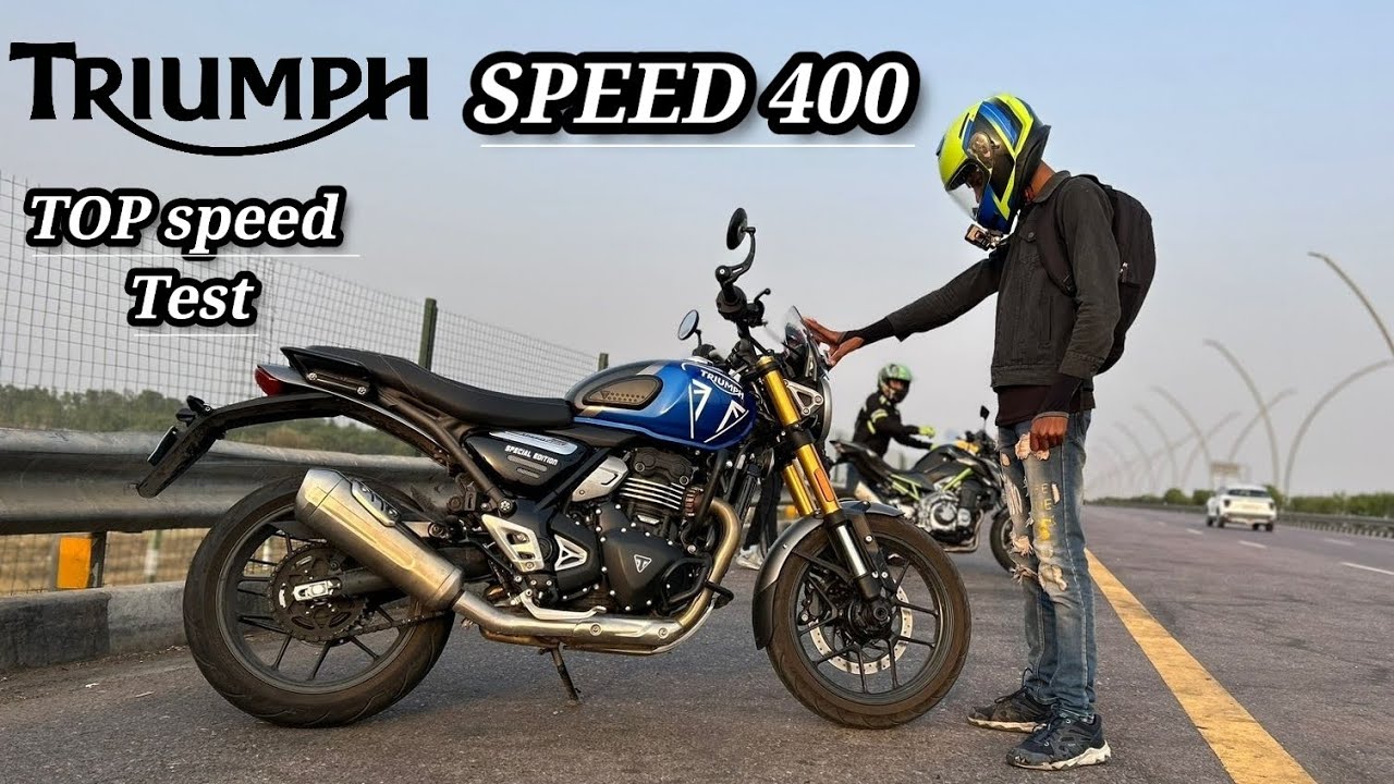 Triumph Speed 400 Speed test || raw testing top speed || 🥵🔥 || High ...