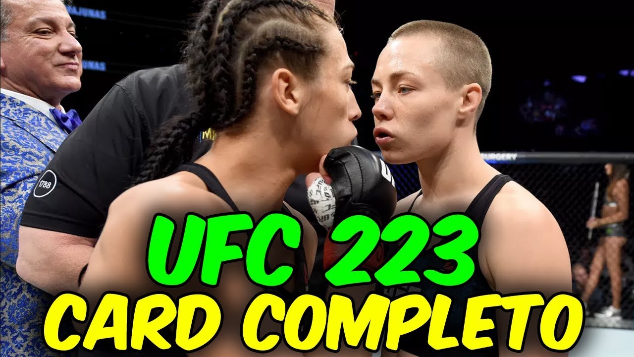 UFC 223 - CARD COMPLETO E FAVORITOS (UFC HOLLOWAY VS KHABIB) - YouTube