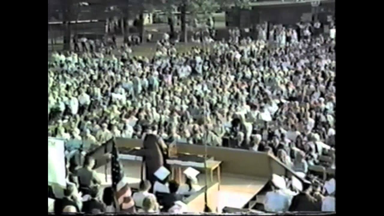 Class of 1986 Graduation June 13th 1986 North Kingstown RI - YouTube