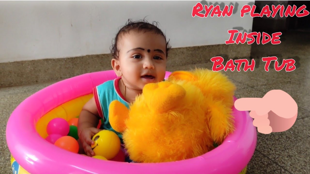 Ryan playing inside bath tub😍|Ryan Arthur - YouTube