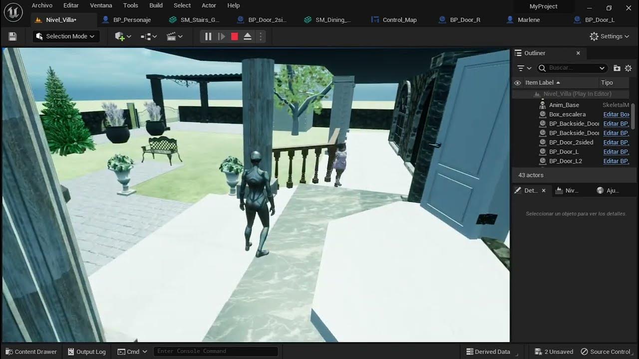 Unreal Engine 5: Cómo Programar Puertas Controladas por NPCs - YouTube
