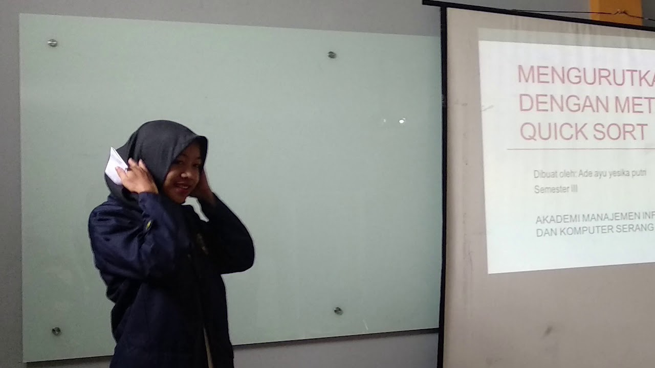 Presentasi AMIK SERANG Metode Sorting - YouTube