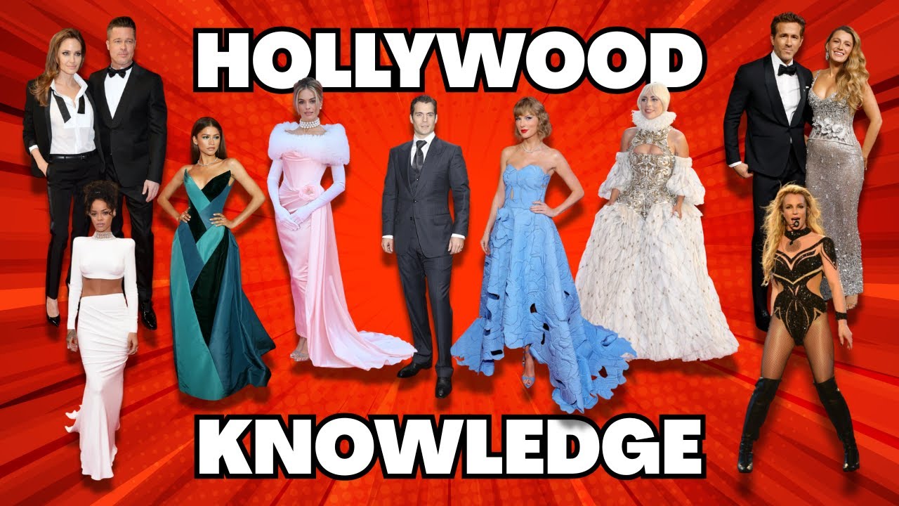 HOLLYWOOD Knowledge Quiz - How Well Do You Know Celebrities? - YouTube