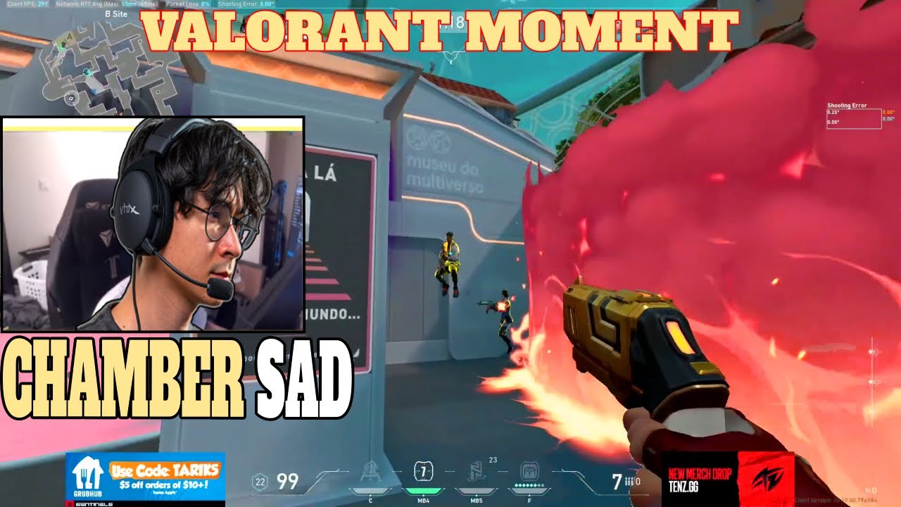 TenZ - VALORANT MOMENTS | ChamBer So Sad Solo In Ranked - YouTube