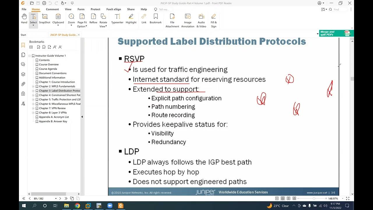 JNCIP-SP Class57 03-11-2022 [Label Distribution Protocols] - YouTube
