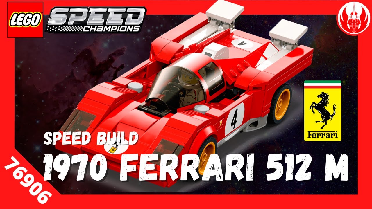 Lego Speed Champions 76906 Ferrari 512 M 1970 Unboxing & Speed Build ...