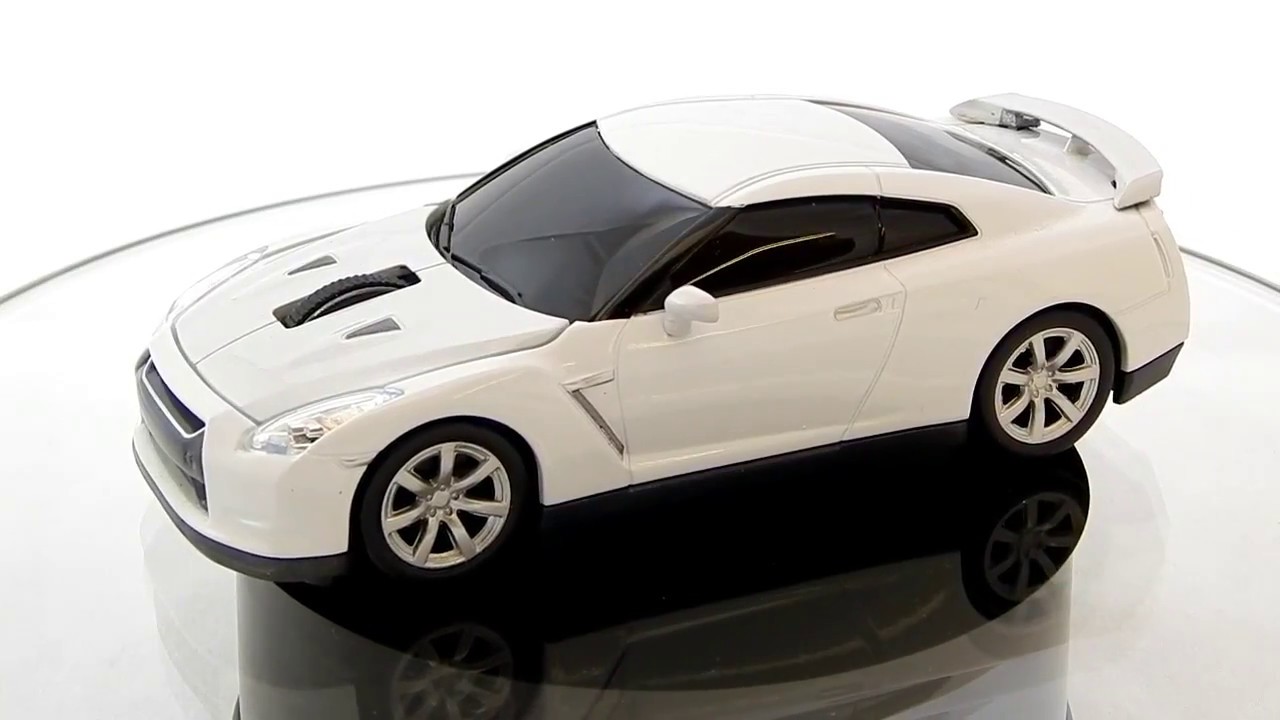 Nissan GTR R35 white Auto Mouse 95906 OriginalStore.hu - YouTube
