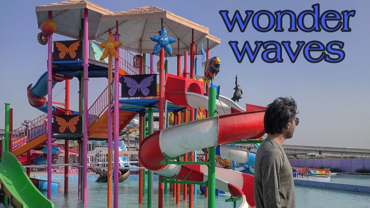 Enjoying water rides in wonder waves water park velenja surat ||PART-3 ...