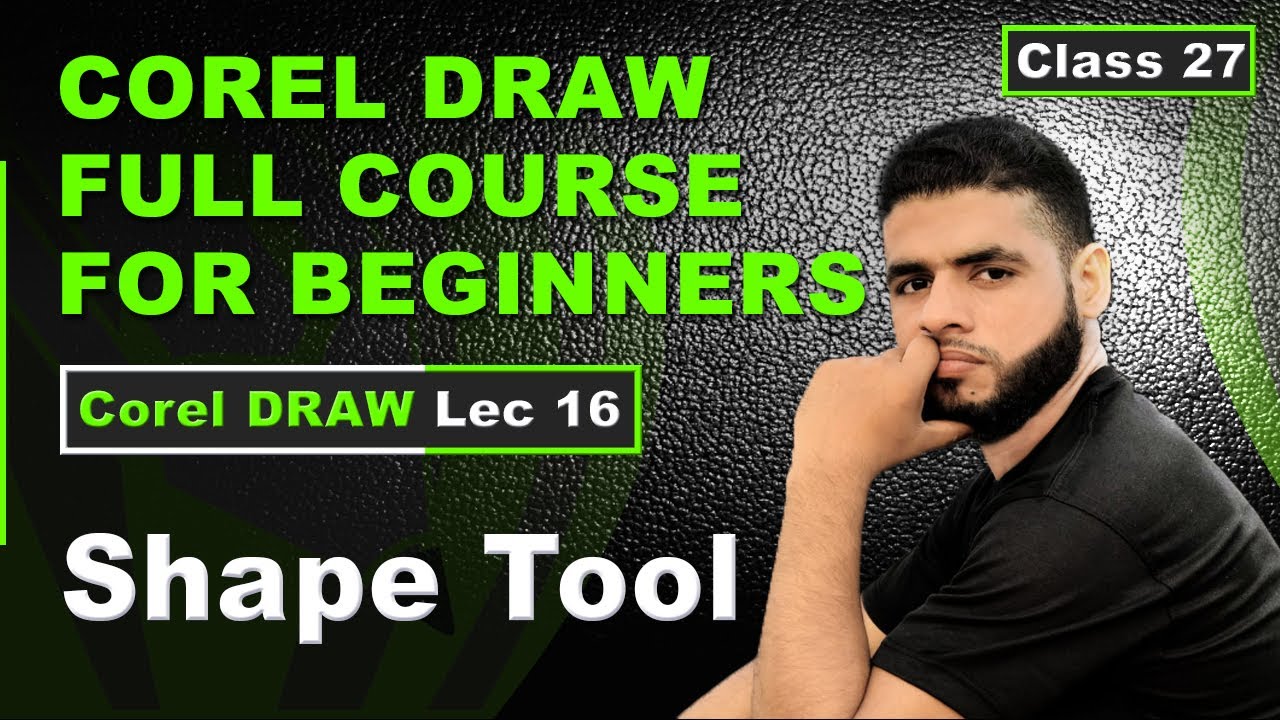 Drawing Custom Shapes | CorelDraw Full Course Class 16 - YouTube