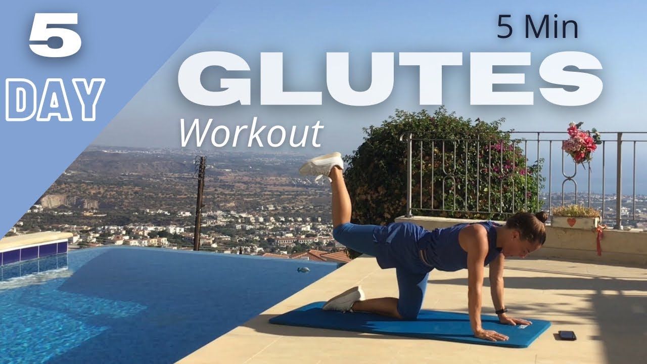 5 min Exercitii pentru FESIERI // Glutes WORKOUT - YouTube