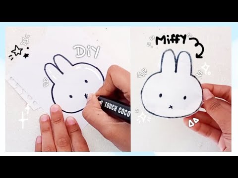 Paper diy 🎀|| Miffy Paper Squishy making tutorial || No music 🚫 ASMR🎧 ...