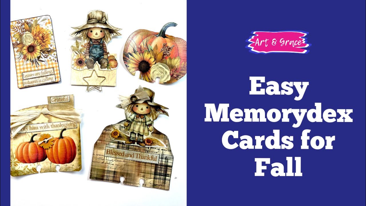 How To Make Memorydex Cards - Easy DIY - YouTube