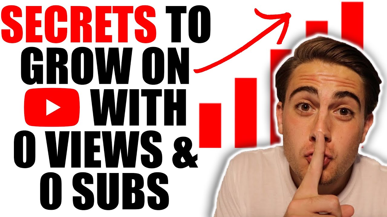 How To Grow on YouTube with 0 Views and 0 Subscribers (MUST WATCH IF ...