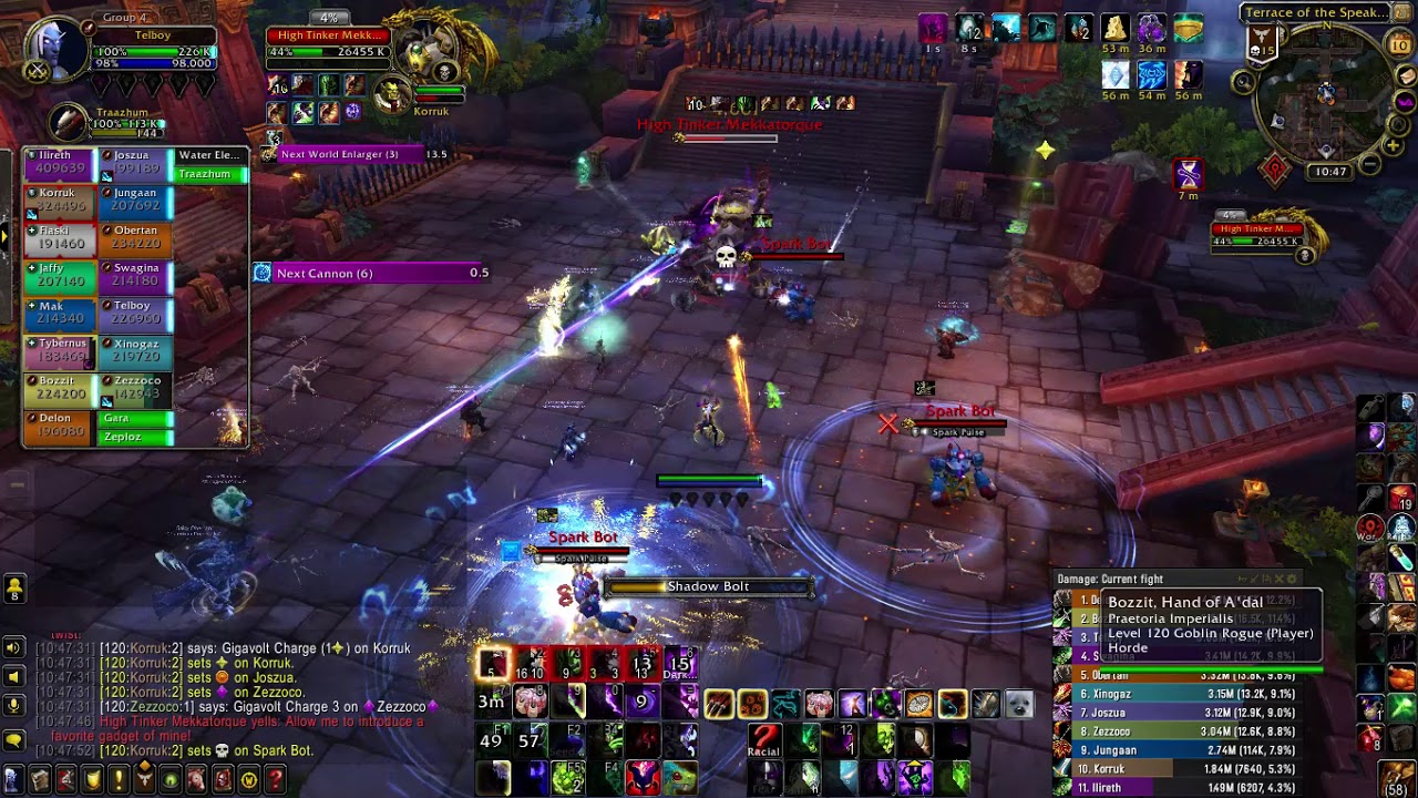 World of Warcraft High Tinker Mekkatorque fail - YouTube