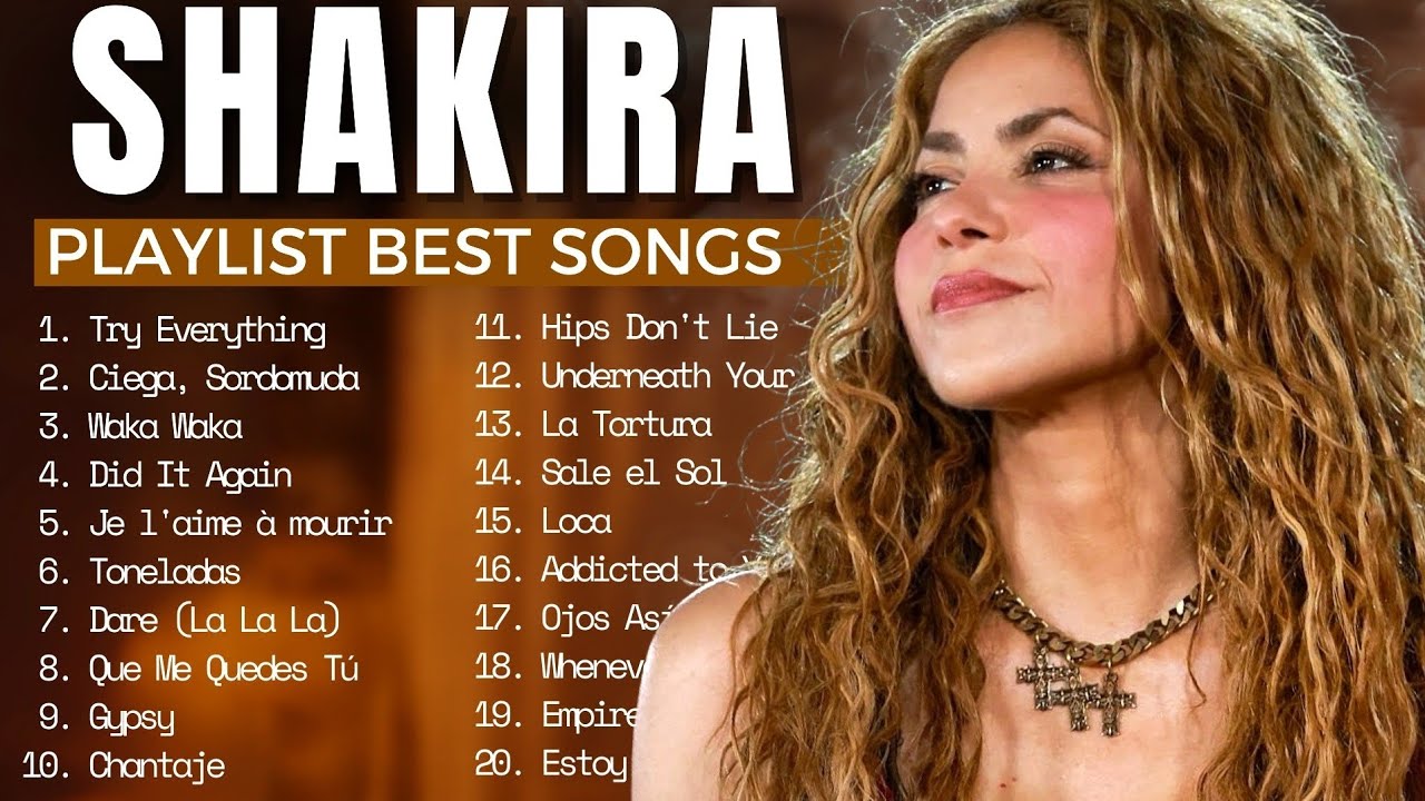 SHAKIRA GREATEST HITS 2025 | BEST LATIN SONGS 2025 - YouTube