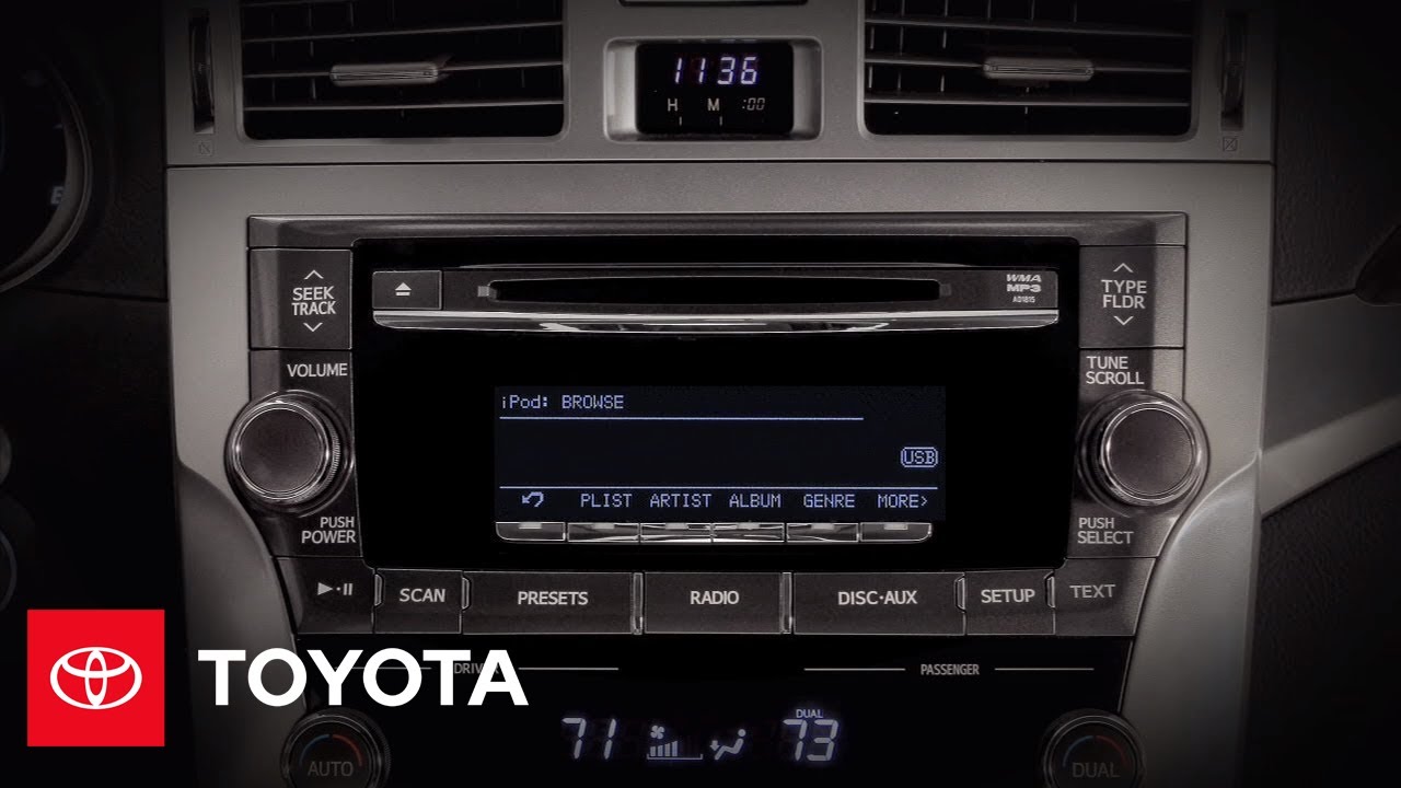 2011-2012 Avalon How-To: USB/MP3/iPod® input | Toyota - YouTube