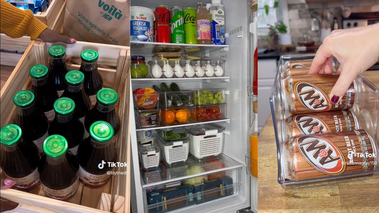 Satisfying Fridge Restock ASMR #35 - YouTube