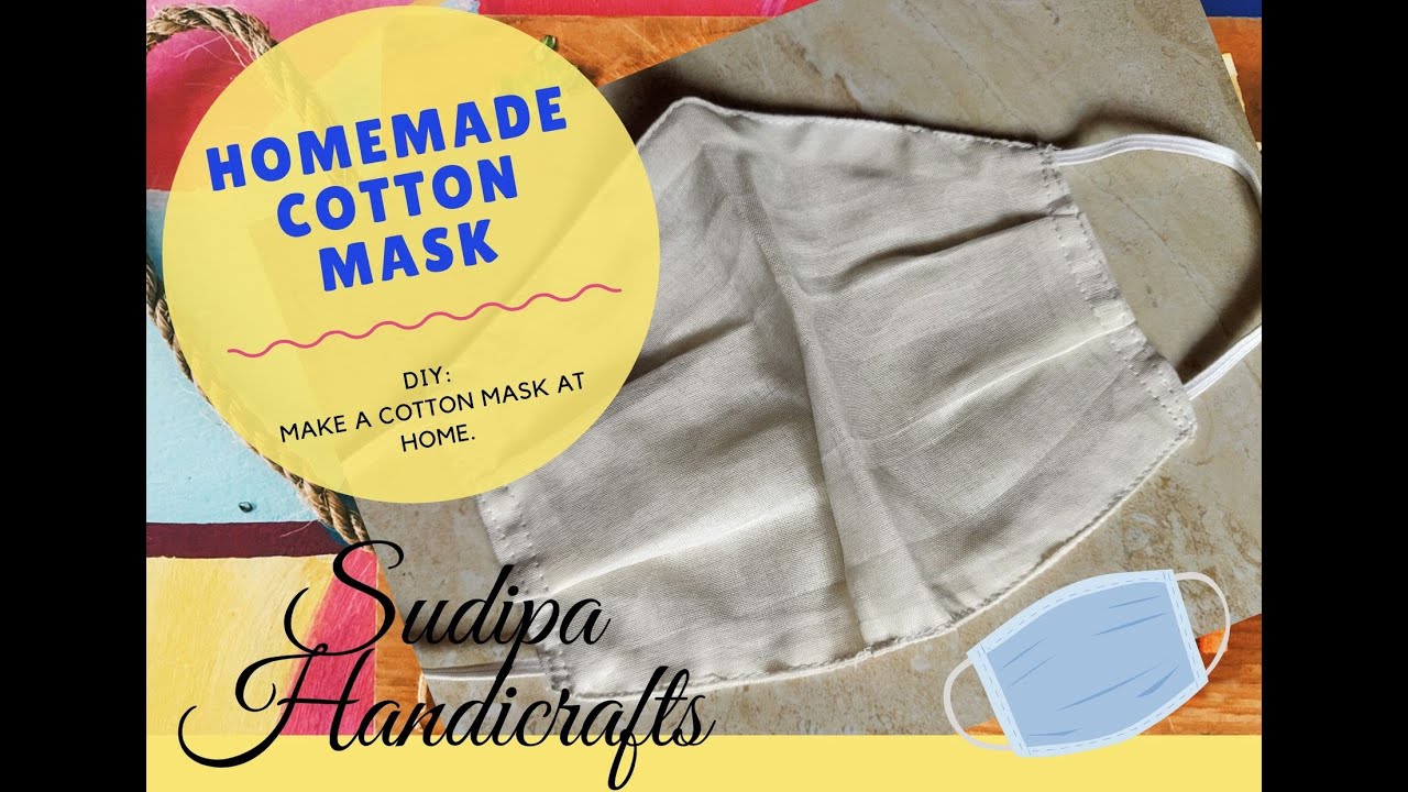 Homemade Mask | Very easy | Stitching cotton mask - YouTube