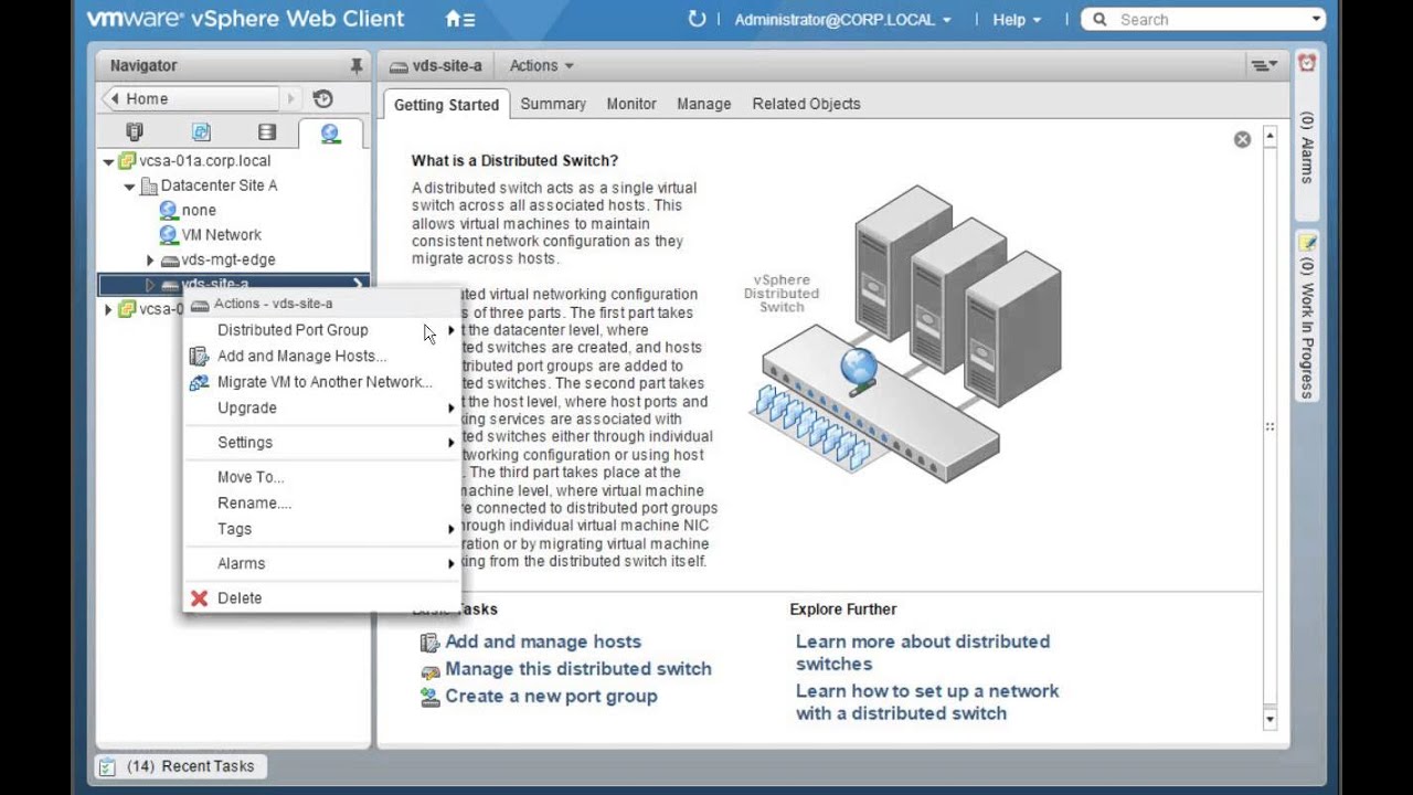 Viewing dvSwitch Teaming and Failover Policies - YouTube