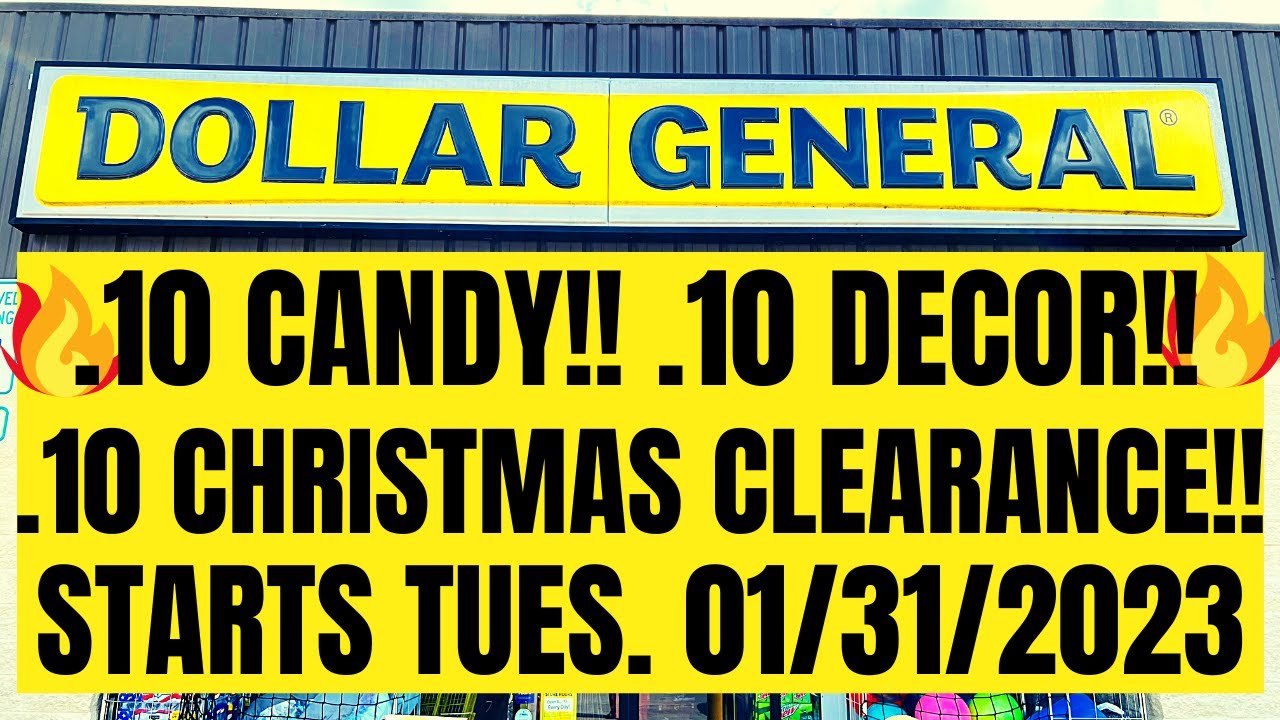🔥.10 CANDY, DECOR & SO MUCH MORE!! | DOLLAR GENERAL CHRISTMAS CLEARANCE ...