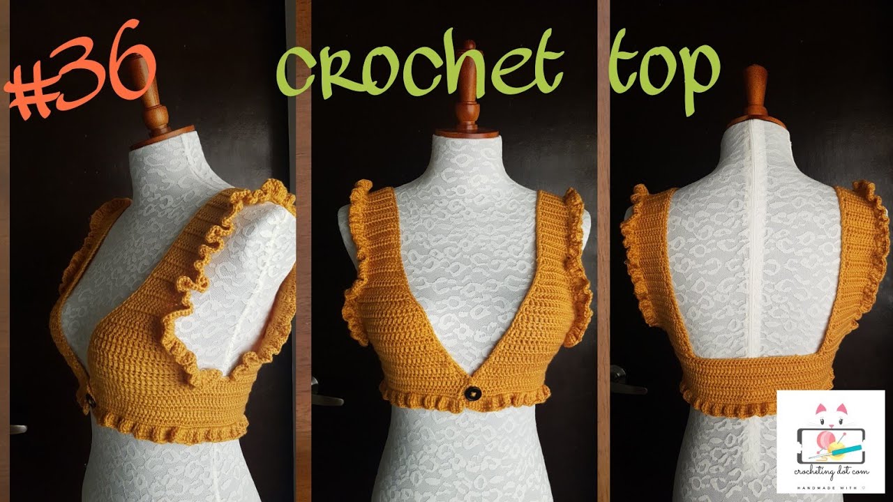 CROCHET TOP | tutorial | annpedigancdc - YouTube