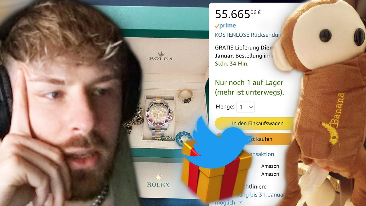 REWI reagiert auf die WEIHNACHTSGESCHENKE seiner Zuschauer.. 🎁 - YouTube