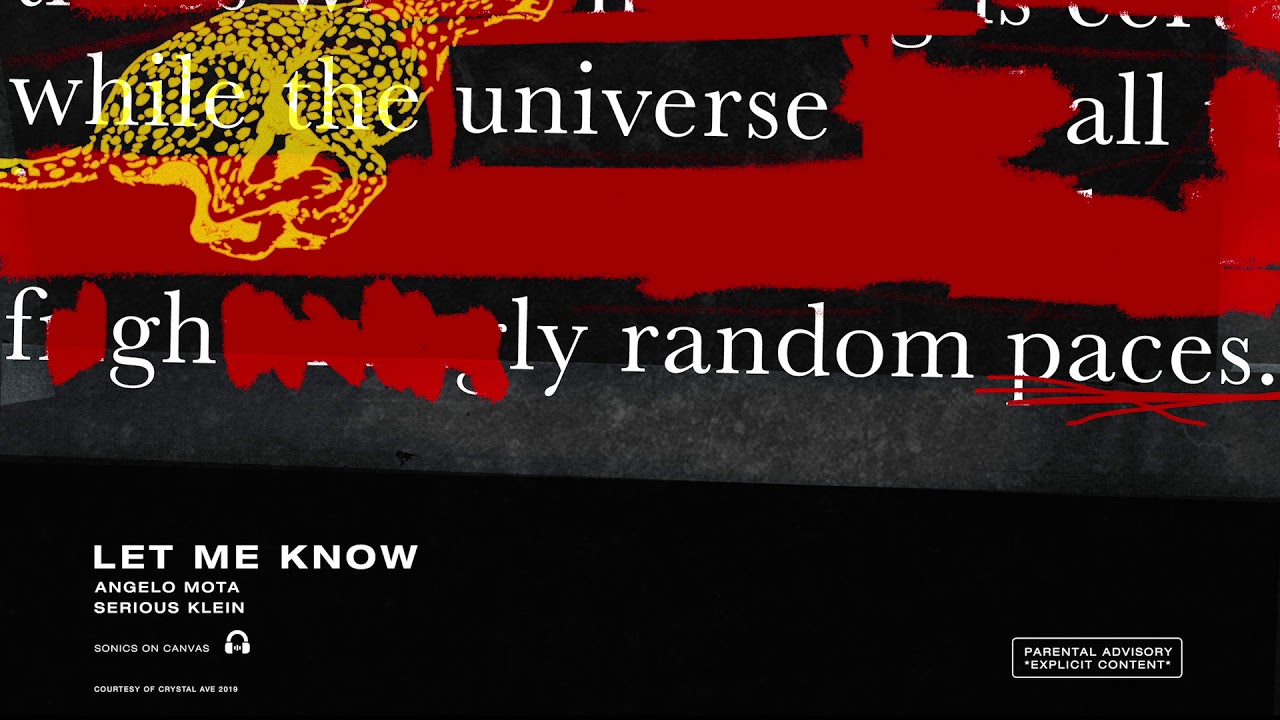 Angelo Mota - Let Me Know (feat. Serious Klein) (Official Audio) - YouTube