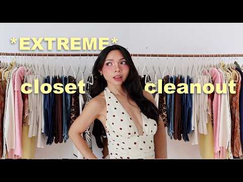 my EXTREME closet cleanout | summer 2026