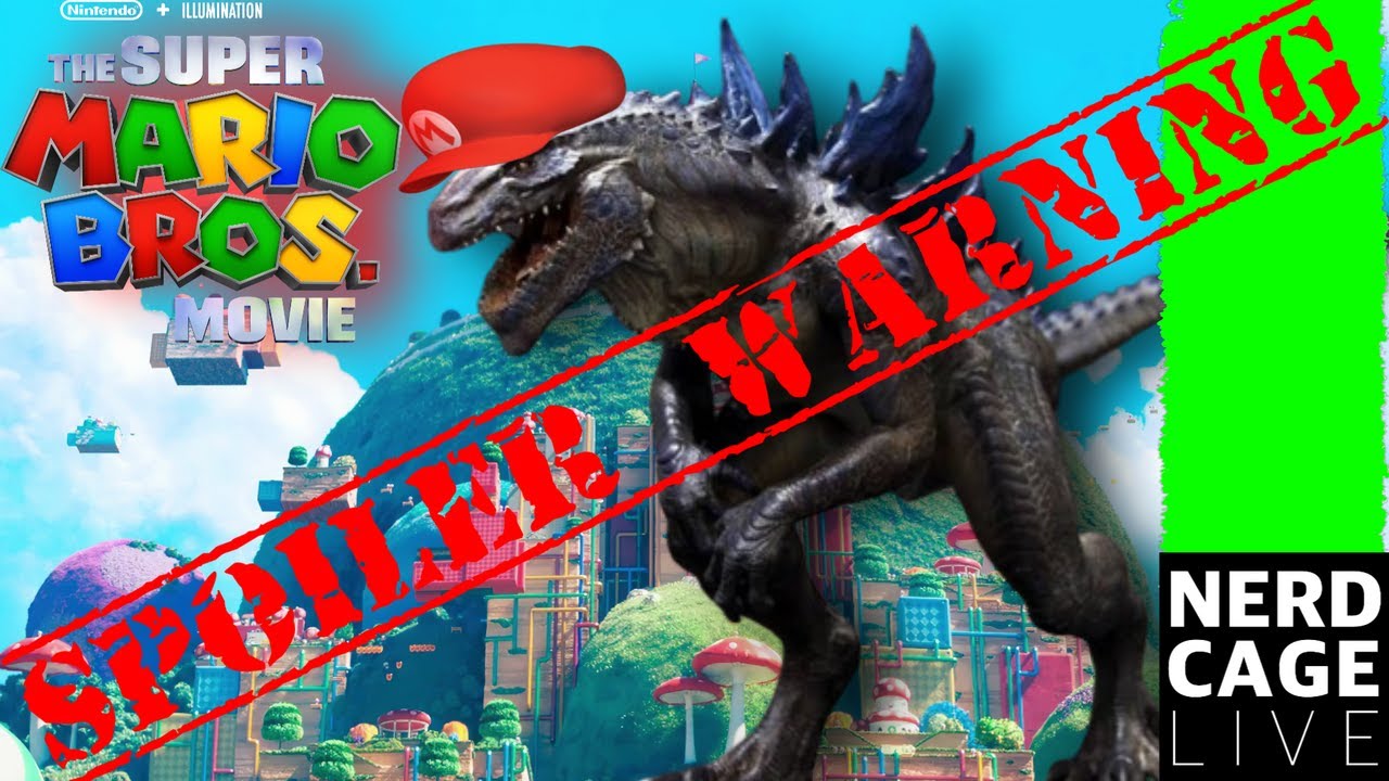 Godzilla (1998) Ending Meets Super Mario Bros (2023) Ending Skit ...