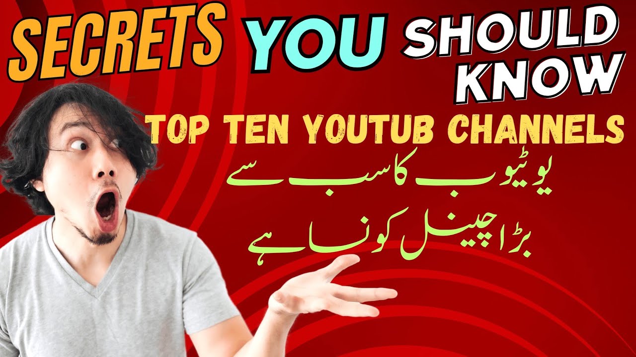 top ten youtube channels in the world - YouTube