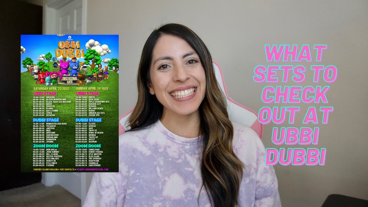 Ubbi Dubbi 2022 Set Times + Tips! - YouTube