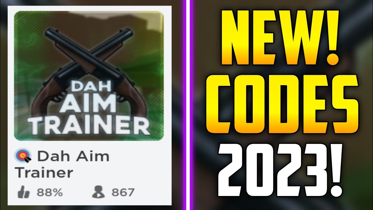 FUTURE CODES! | *New* Roblox Dah Aim Trainer Codes 2023! - YouTube