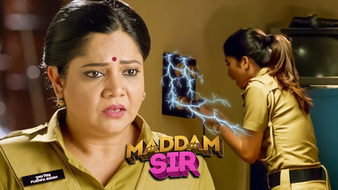 Santosh Sharma को लगा बिजली का झटका | Madam Sir | Best Comedy Show | Hindi TV Serial - YouTube
