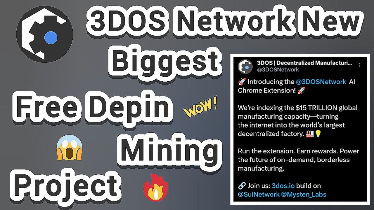 3DOS New Depin Mining Project Full Complete Details Guide & Working ...
