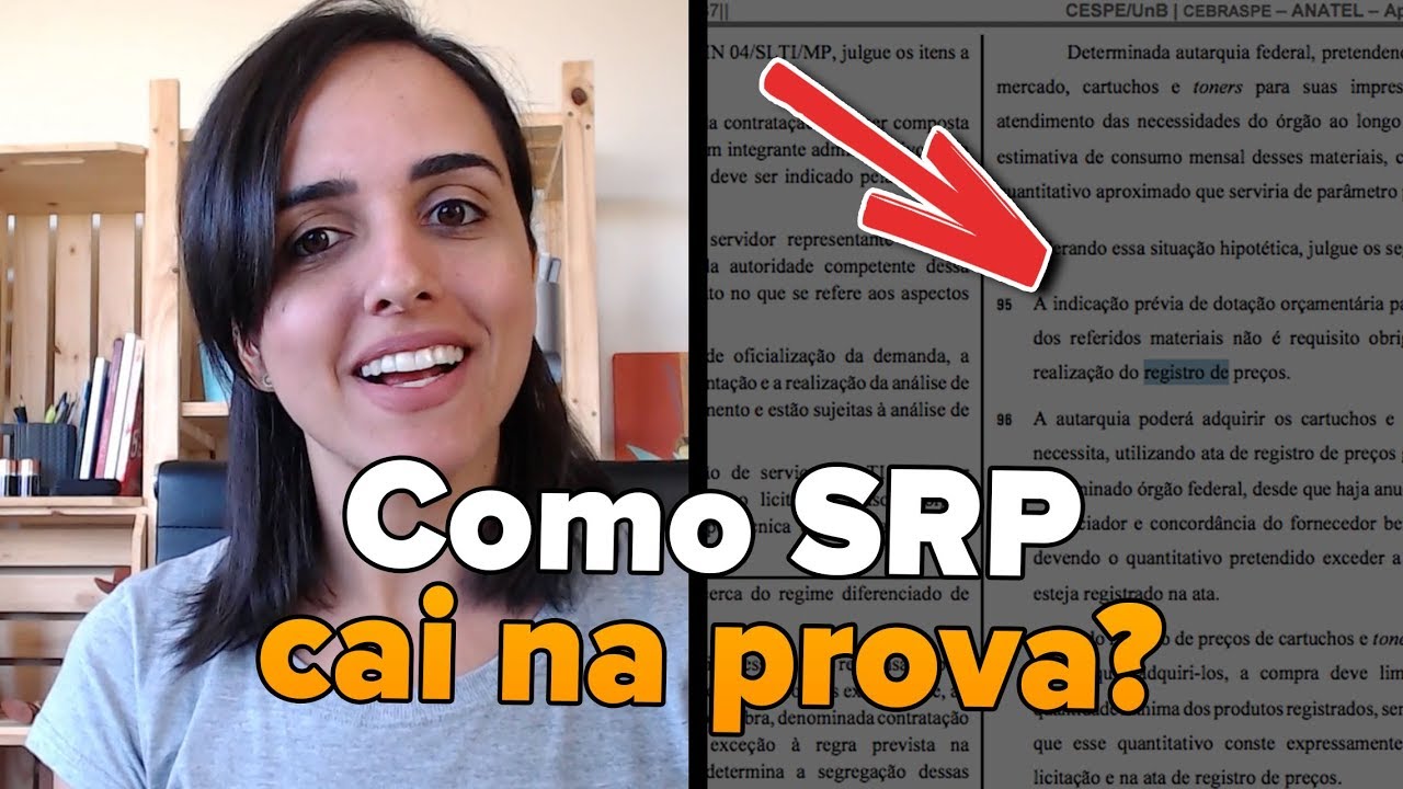 🤑 Aula de SRP (Sistema de Registro de Preços) para Concursos! - YouTube