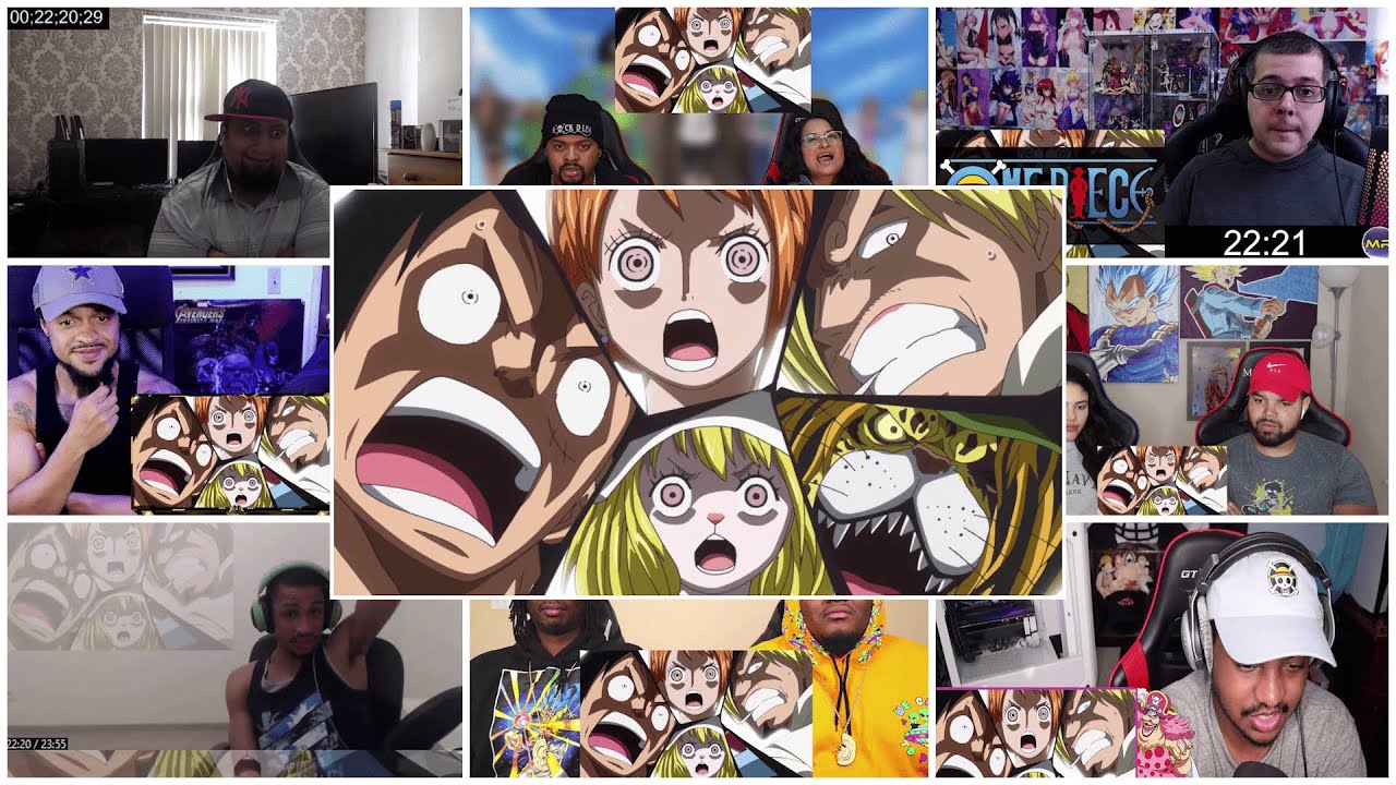 One Piece Episode 847 | Reaction Mashup - YouTube