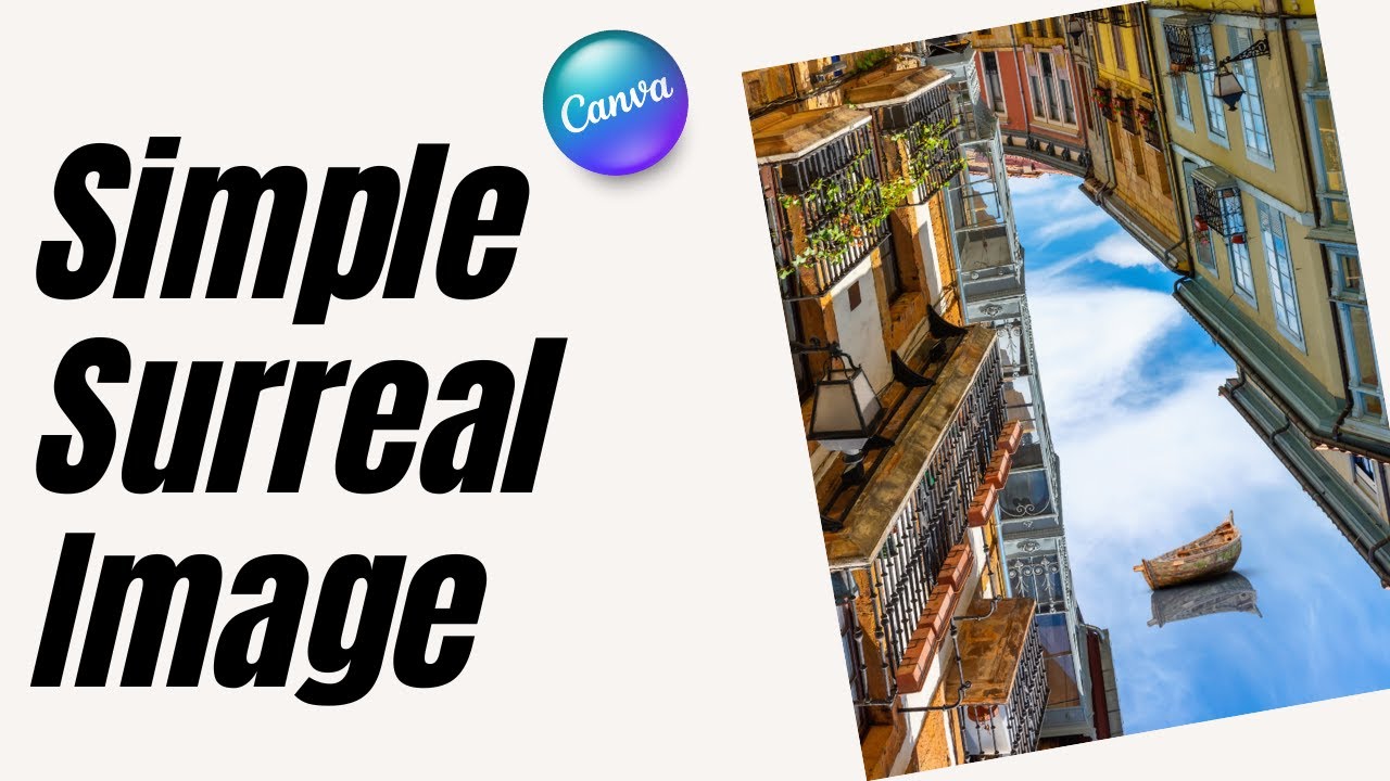 Easy Canva Tutorial: Create Surreal Image Upside-Down City with ...