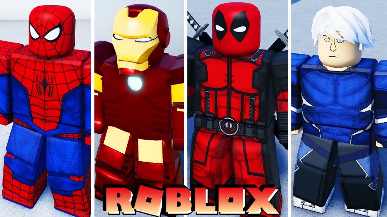 SUPER HERO: UNIVERSE NO ROBLOX! COM HERÓIS DA MARVEL, DC E X-MEN NO ...