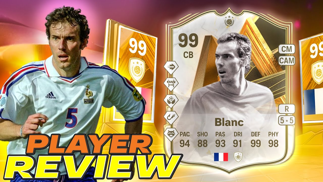 99 FC PRO WORLD CHAMPION ICON BLANC SBC PLAYER REVIEW - EA FC 25 ...