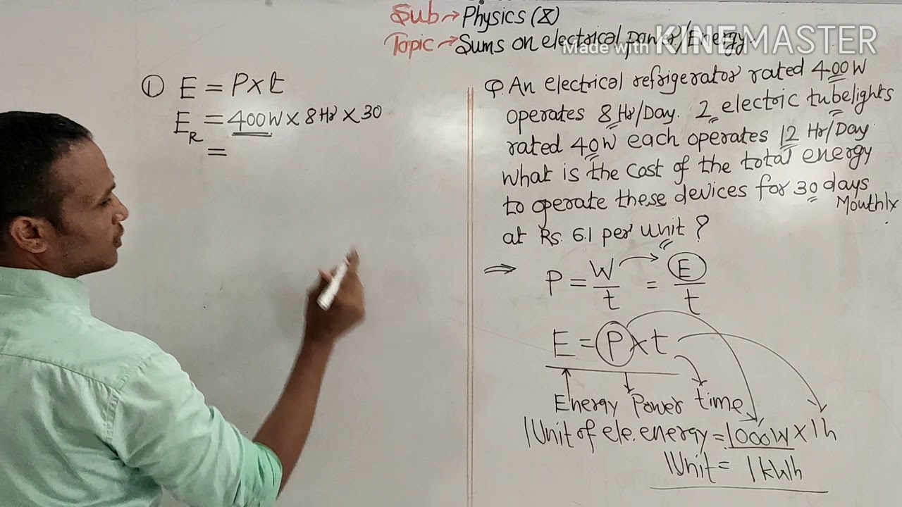 How to calculate/estimate your electricity Bill. Electric Energy ...