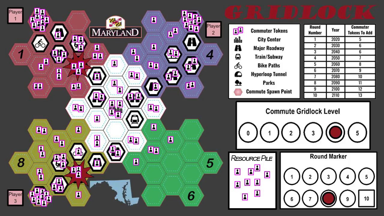 Gridlock (A traffic management game) - YouTube