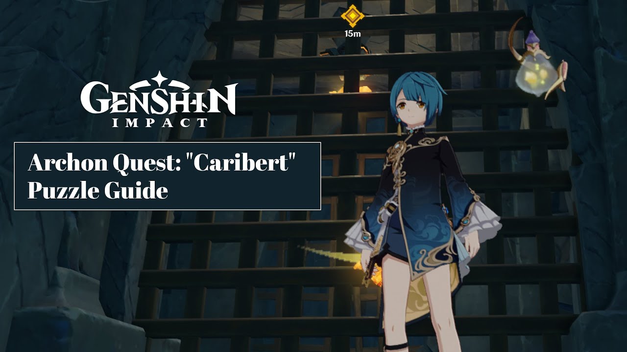 "Caribert" Genshin Impact Archon Quest Domain Puzzle Guide - YouTube